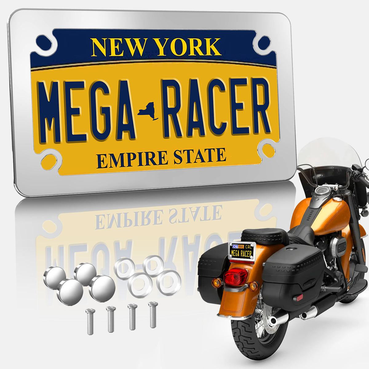 Motorcycle License Plate Frames